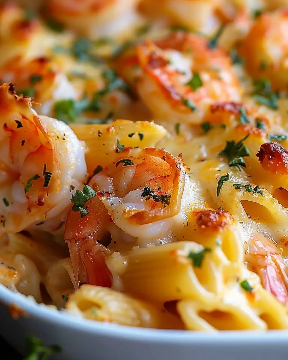 shrimp scampi pasta bake